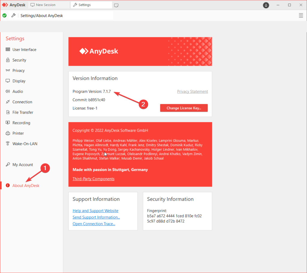 AnyDesk شناسه (ID) را در ویندوز 11 نشان نمی دهد - تِک یاران
