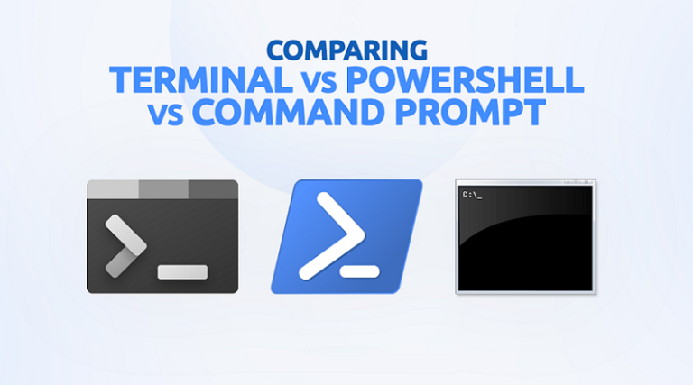 مقایسه PowerShell، Terminal و Command Prompt در ویندوز 10 و 11 - تِک یاران